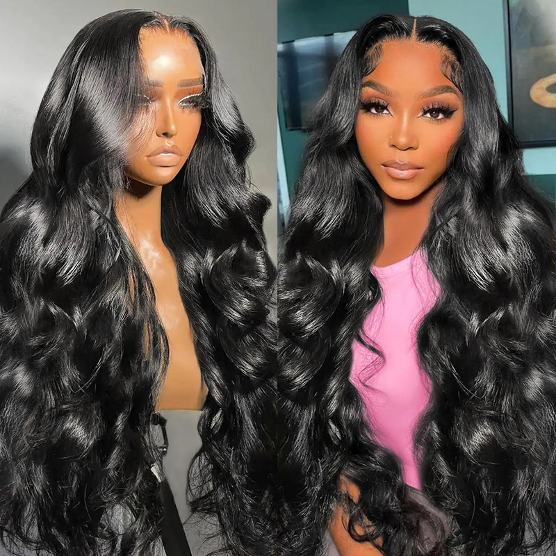 30 Inch Brazilian Human Hair Wigs 180 Density Glueless Transparent 13x4 ...